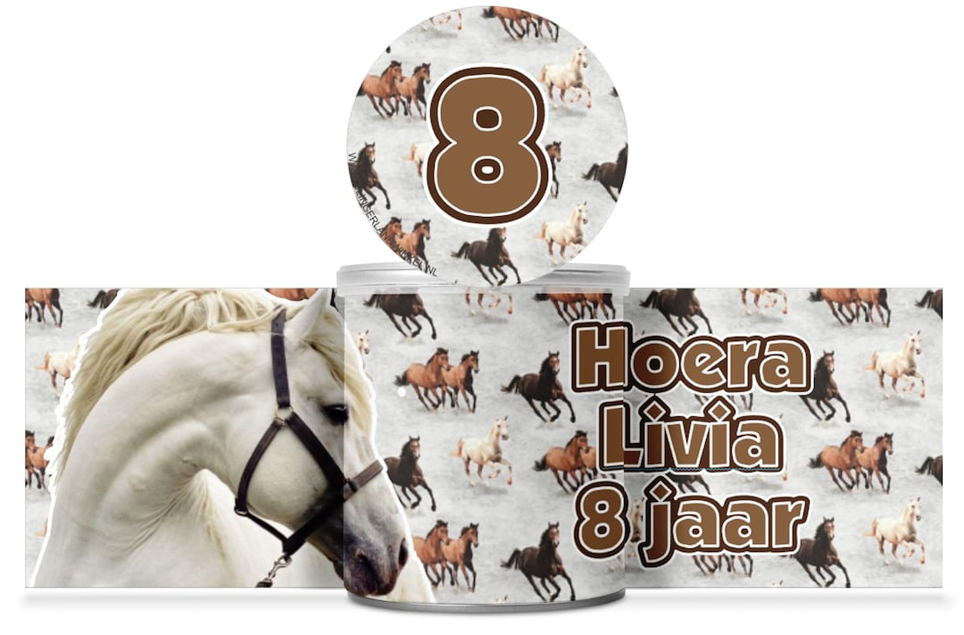 Pringles Wikkel Chips Traktatie Printable Paarden D (digitaal Bestand ...