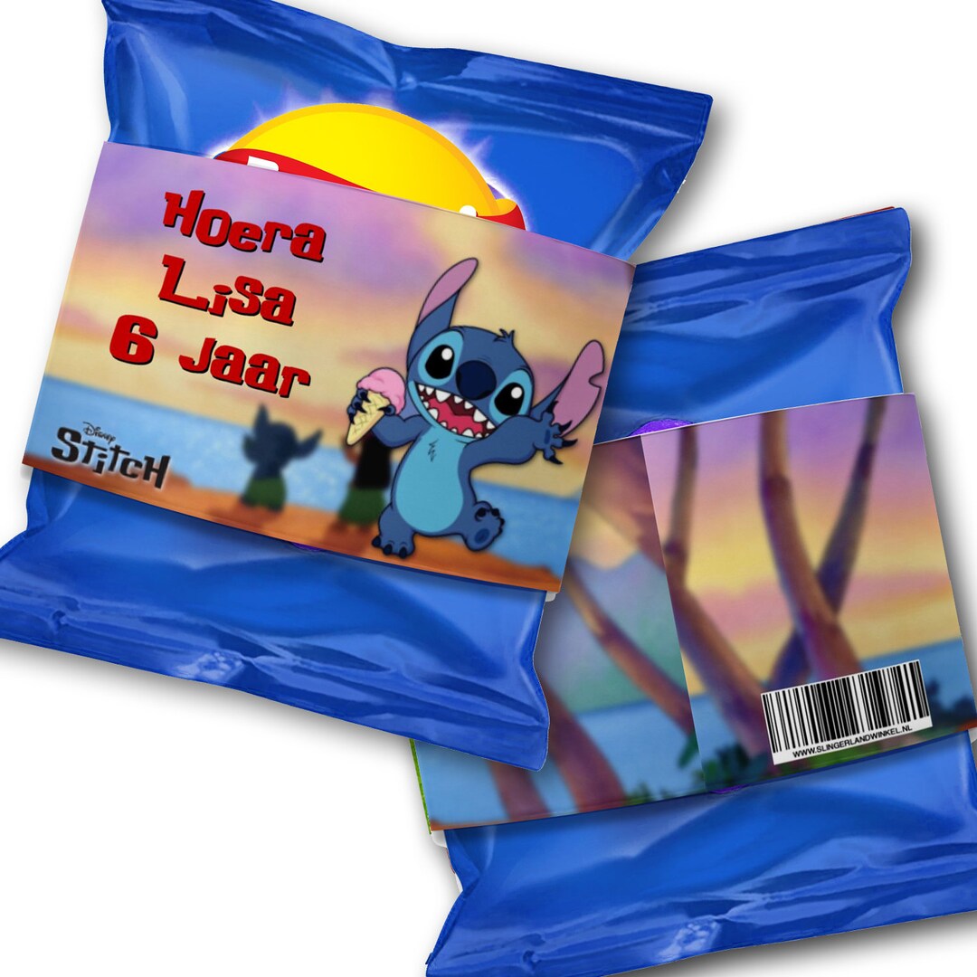 Chips Wikkel Traktatie Printable Stitch digitaal Bestand - Etsy