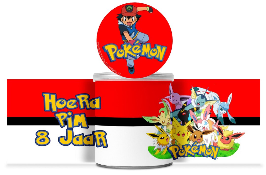 Pringles Wikkel Chips Traktatie Printable Pokemon A (digitaal Bestand ...