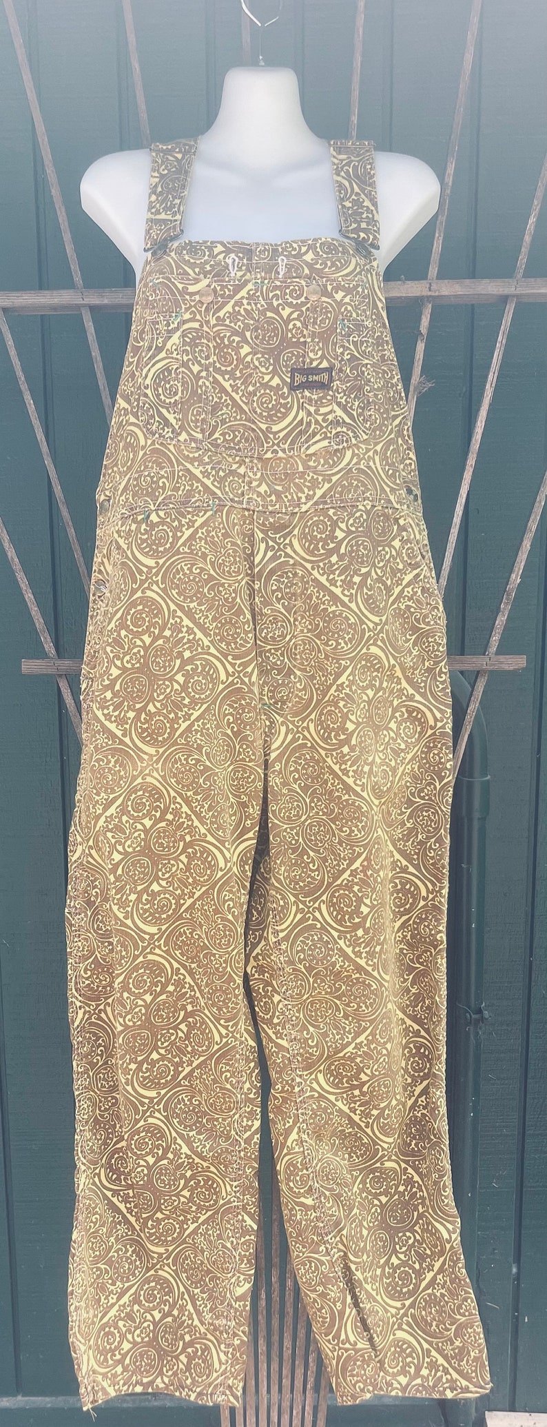 Overalls Vintage Print - Etsy