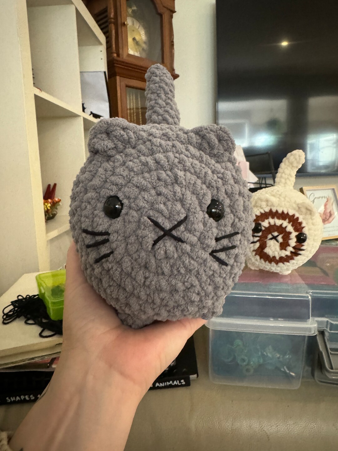 Loaf Kitty Crochet Cat Crochet Plush Plushie Soft Toy Kawaii Handmade ...