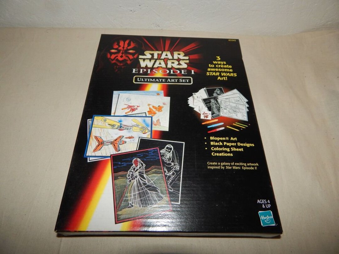 Vintage Star Wars Episode I Ultimate Art Set Sealed - Etsy