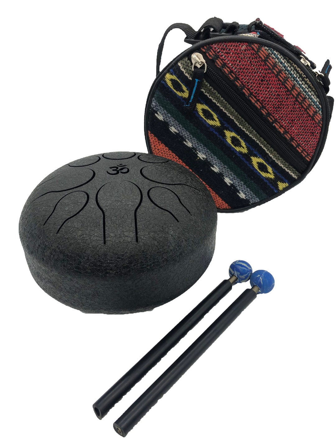 8 Notes Steel Tongues Drum Happy Drum 6 Inch Black - Etsy