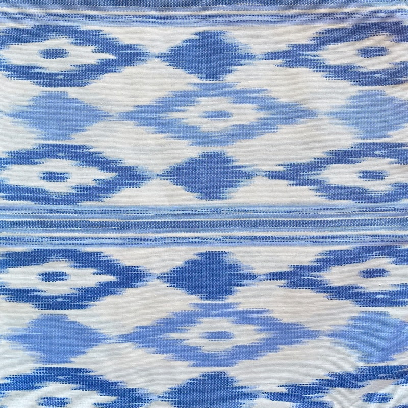 Blue Ikat Curtains - Etsy