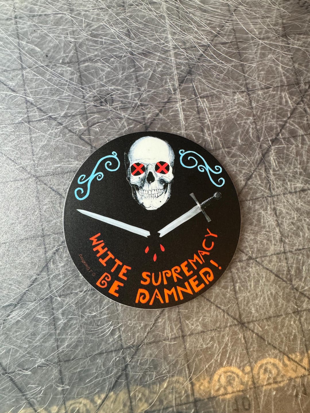 White Supremacy Be Damned! Sticker - Etsy