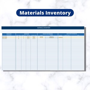 Simple Inventory Tracker Template, Inventory Spreadsheet, Inventory Log ...