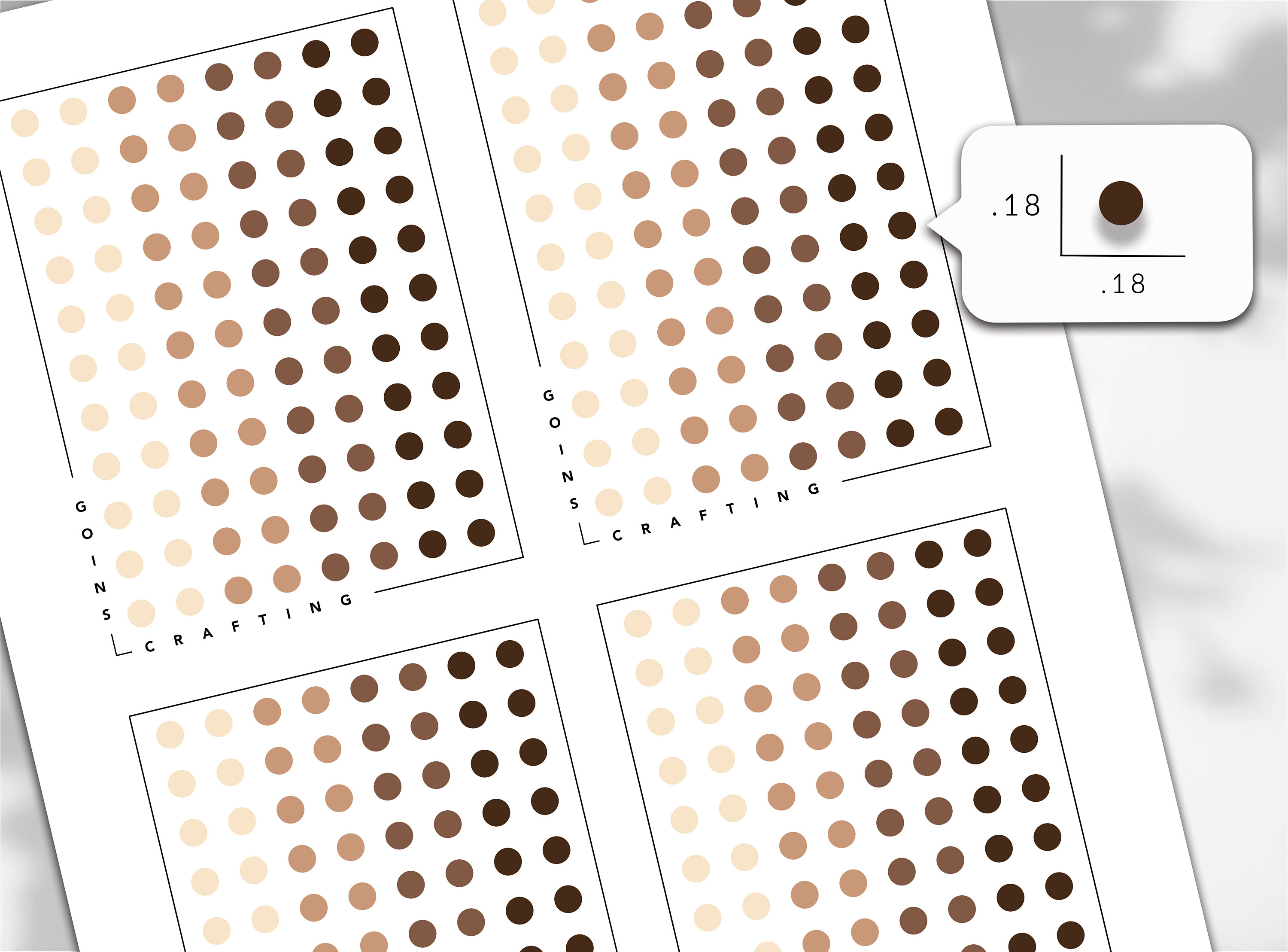 Small Dot Stickers, Minimal Planner Stickers, Hobonichi Stickers ...