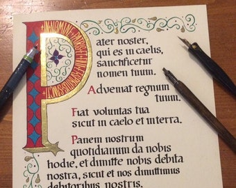 Catholic Calligraphy | Etsy