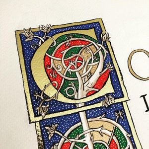 The Ten Commandments Catholic Calligraphy Wall Art, Illuminated ...