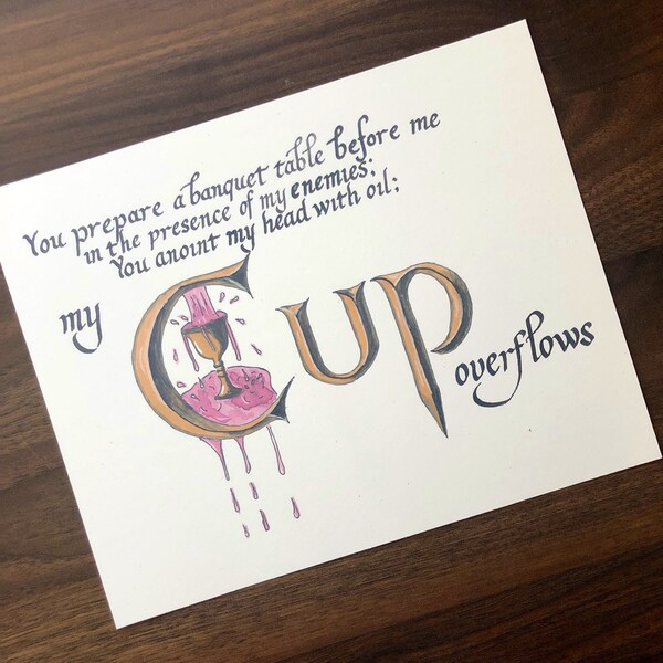 My Cup Overflows - Etsy