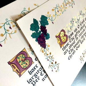 Prayer Before Meals LATIN, Catholic Grace Food Blessing Prayer, Bless ...