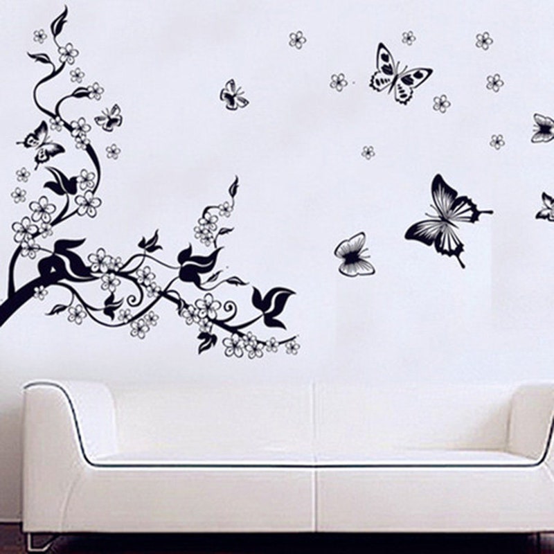 Black Wall Decals - Etsy