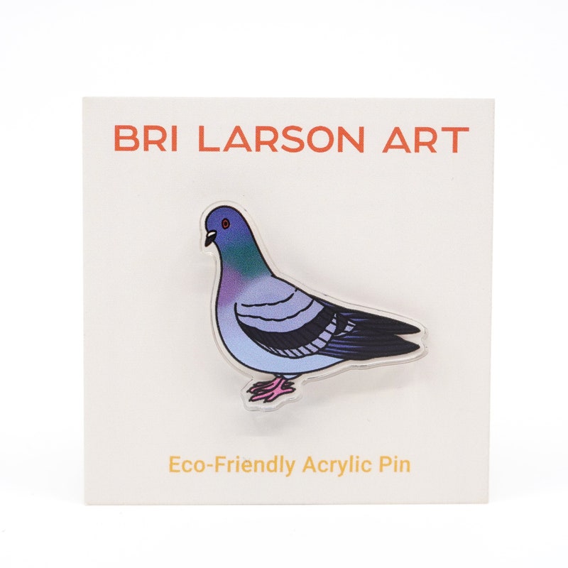 Pigeon Pin - Etsy