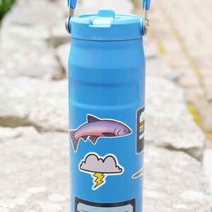 Coho Salmon Sticker Waterproof UV Stable Vinyl Matte 2 Inch - Etsy