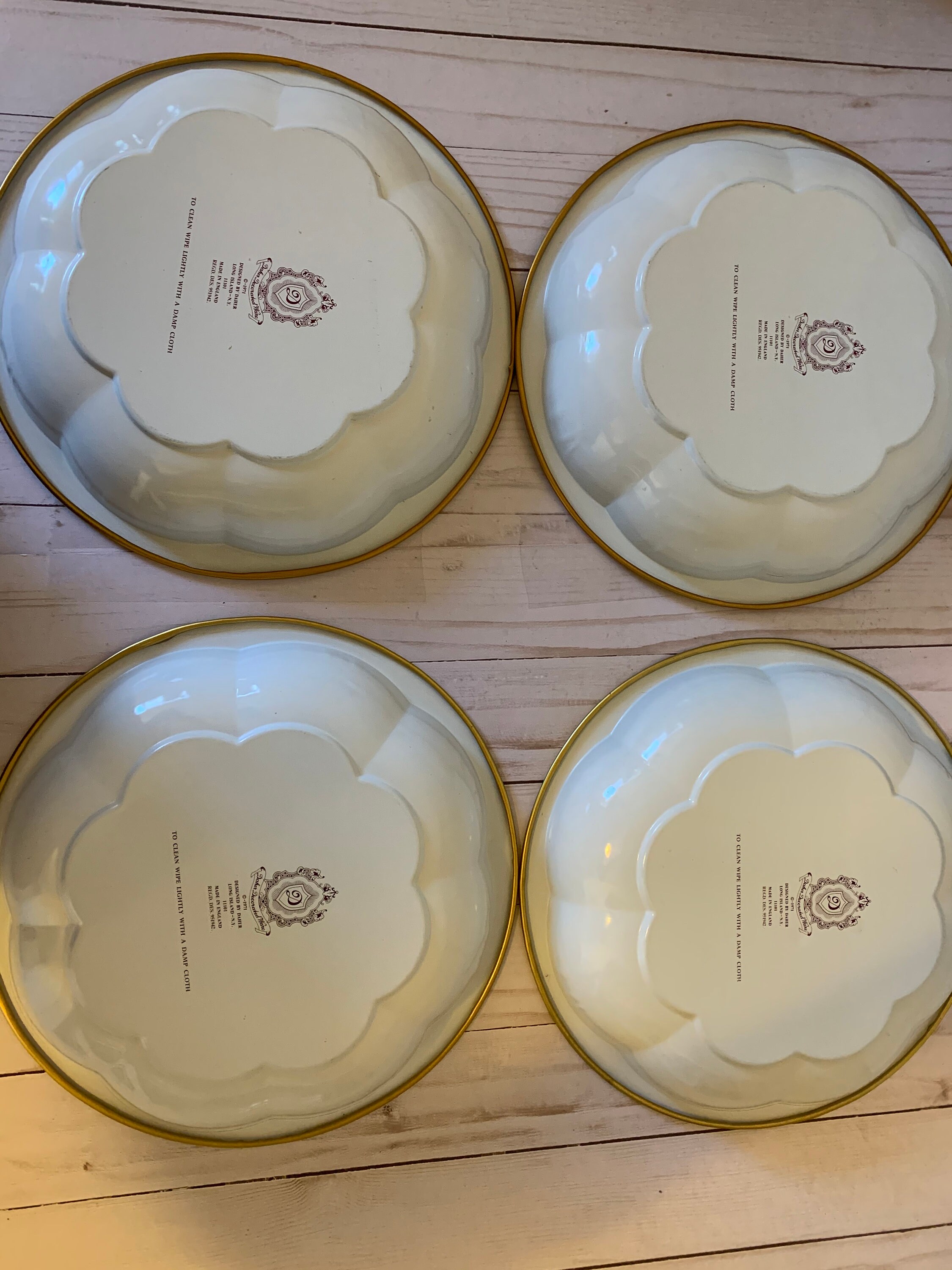 Daher Decorated Ware Tin Bowls Made in England. Vintage 1971 | Etsy