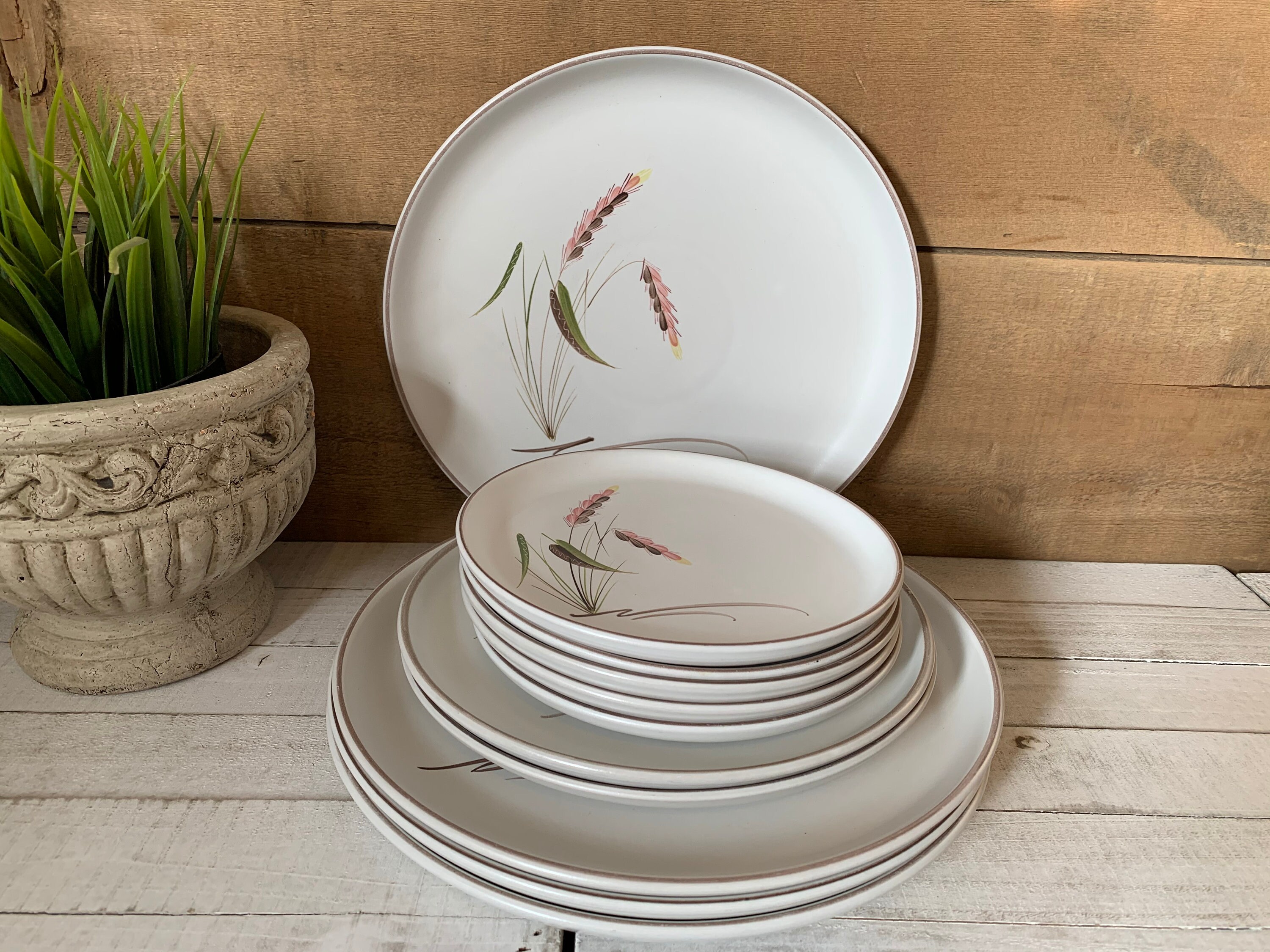 Vintage Denby-Langley HARVEST Dinnerware Set Of 10 Pieces. | Etsy