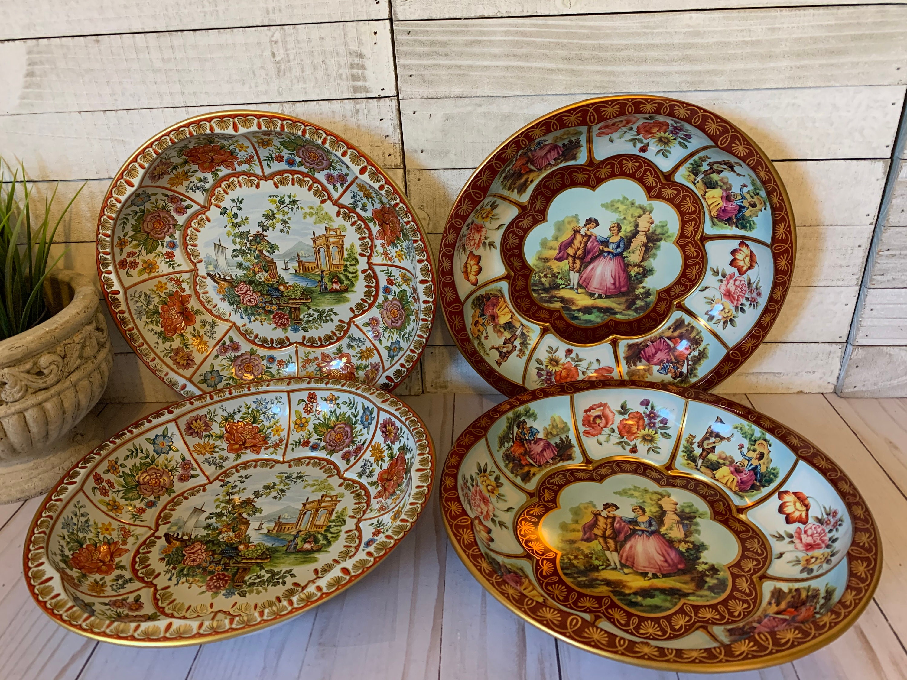 Daher Decorated Ware Tin Bowls Made in England. Vintage 1971 | Etsy