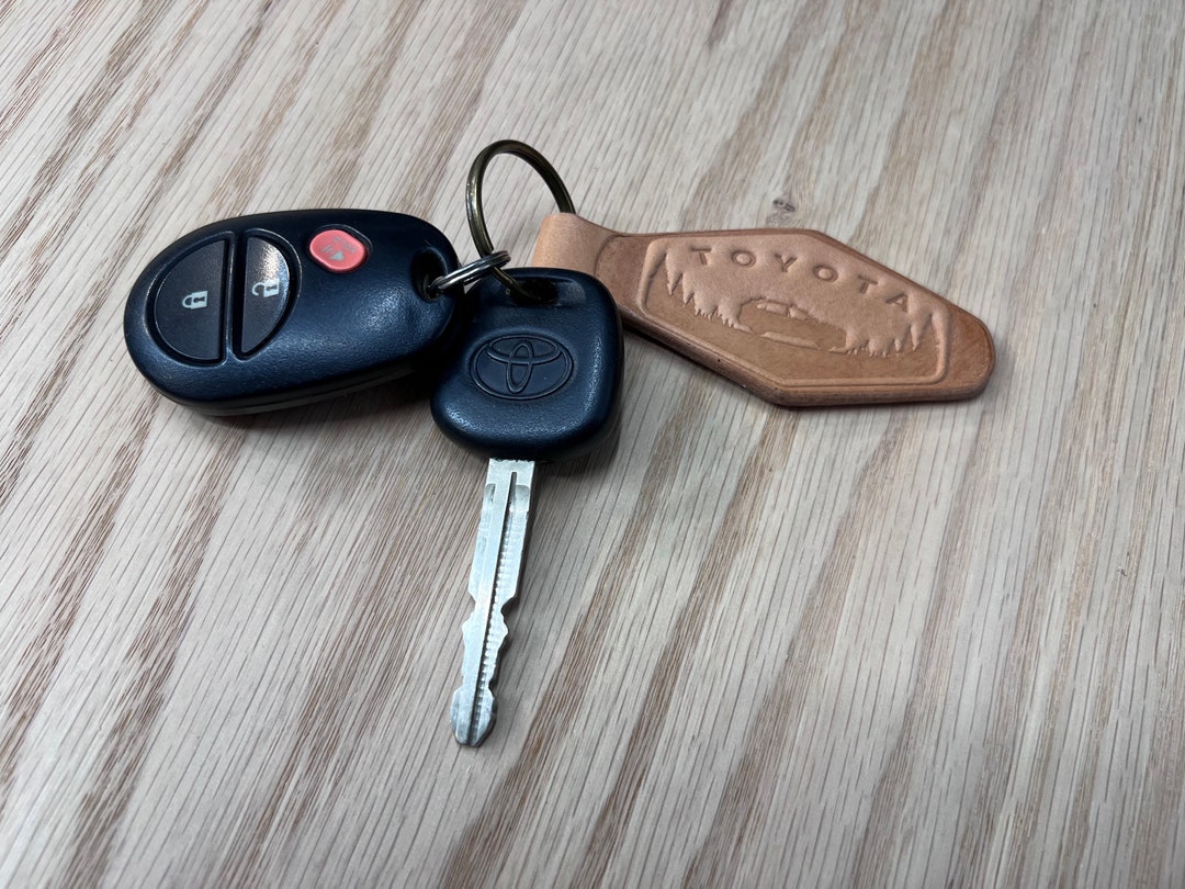 Toyota Rav4 Leather Keytag - Etsy