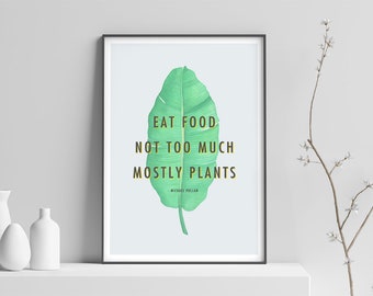 Healthy Food Poster - Etsy