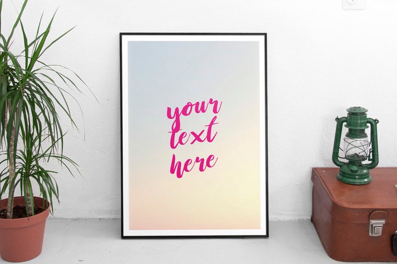 Custom Quote Print Custom Quote Poster Custom Text Print - Etsy