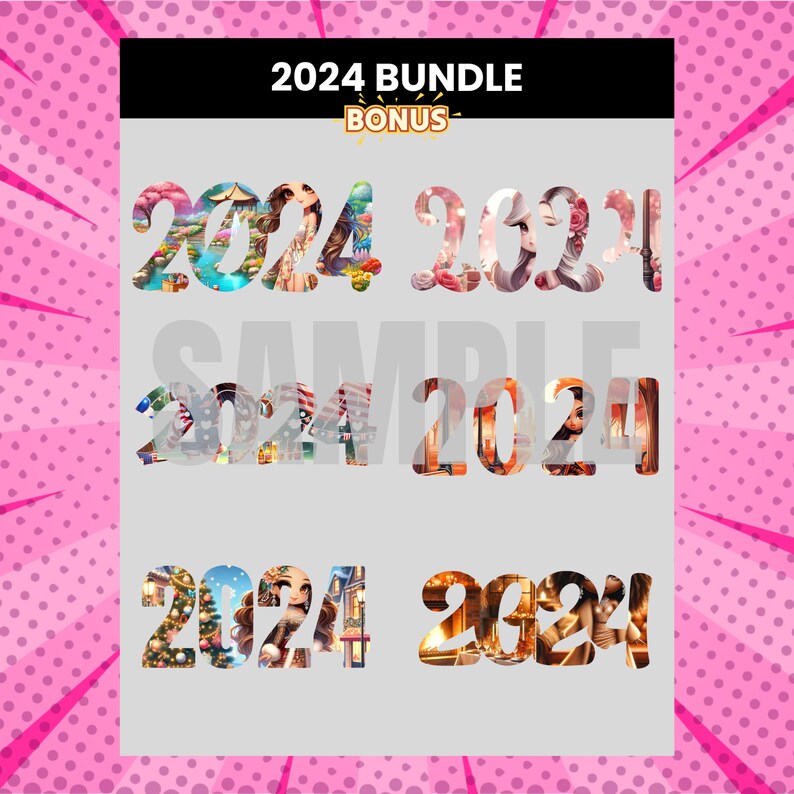 2024 Chibi Girls Calendar With Bonus Image Prompts | Dall-e3 & Chatgpt ...