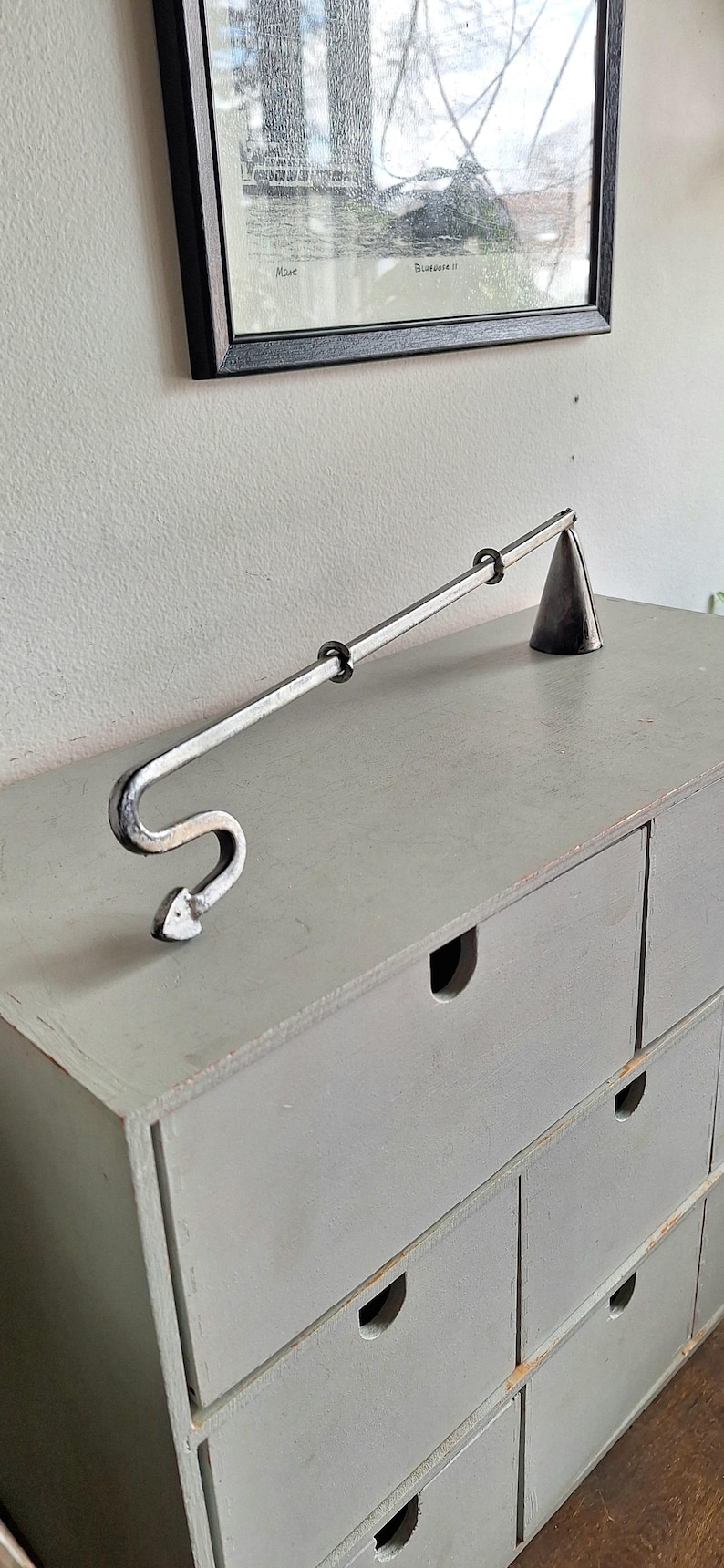 Wrought Iron Snuffer With Rocker Head - Etsy