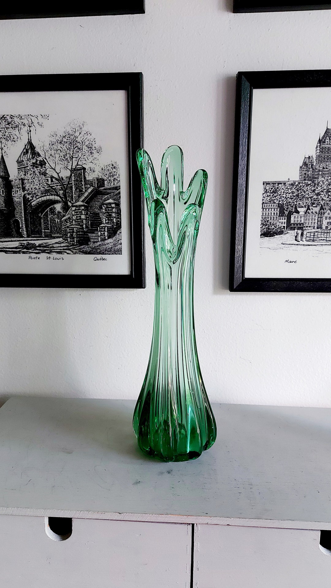 Antique Swung ROC Vase - Etsy