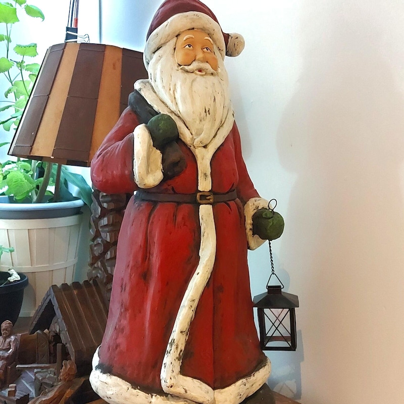 Ceramic Santa Claus - Etsy