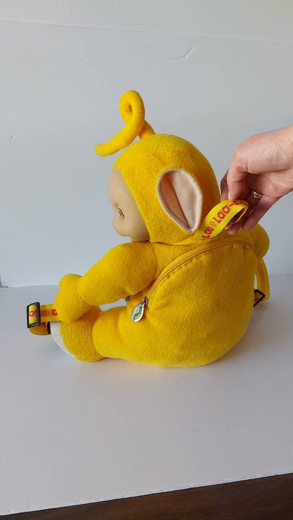 Teletubbies vintage plush backpack Character Laa-Laa … - Gem