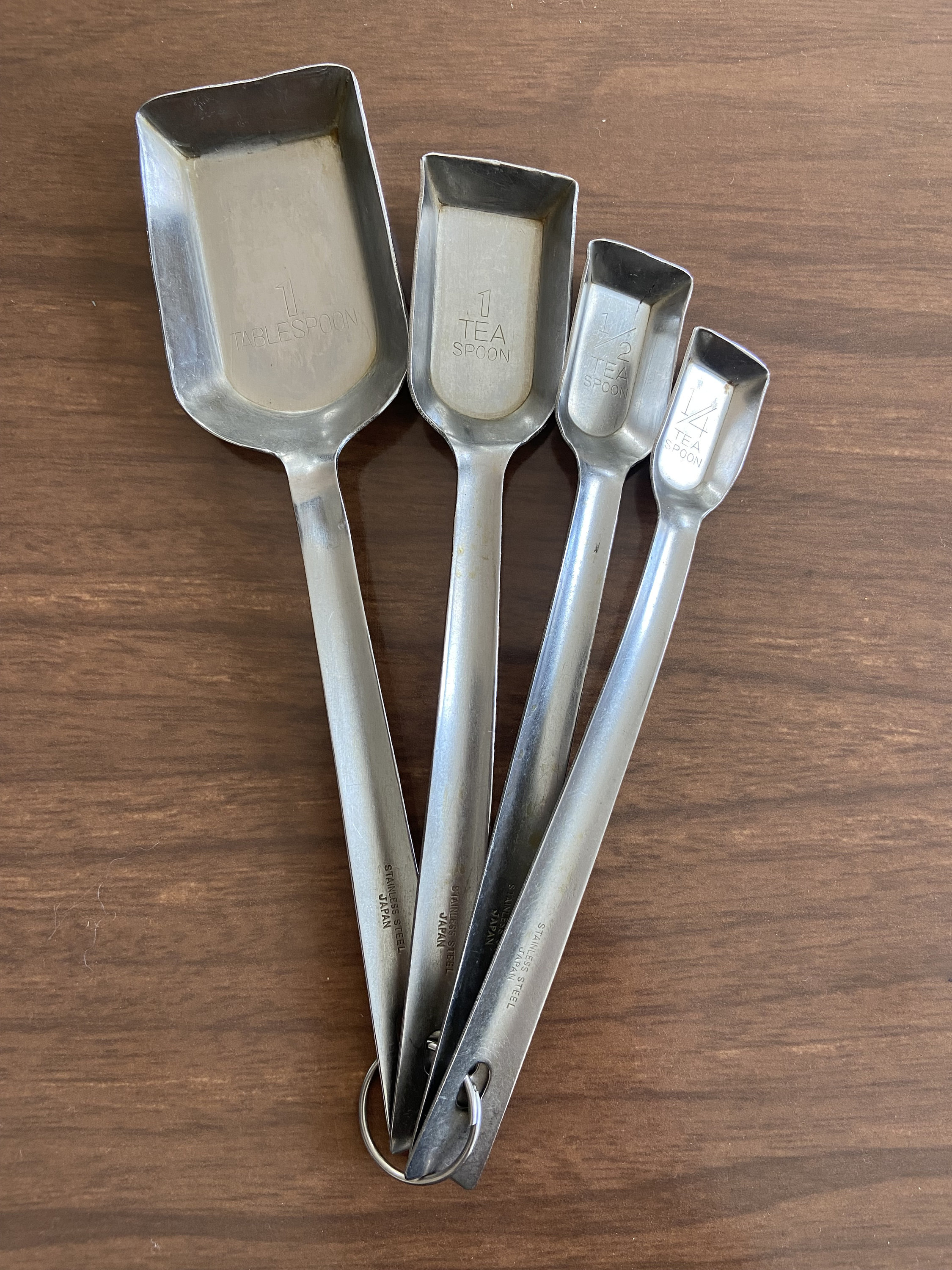 Vintage Measuring Spoons, Stainless Steel, Japan - Etsy