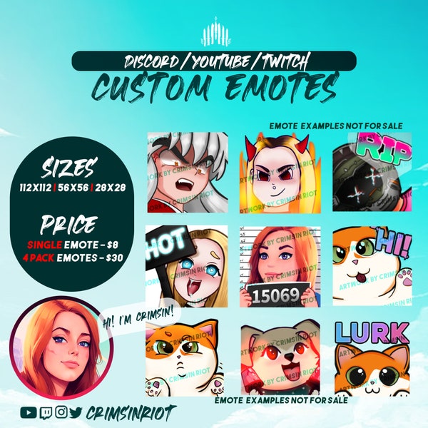 Custom Tiktok Emotes - Etsy
