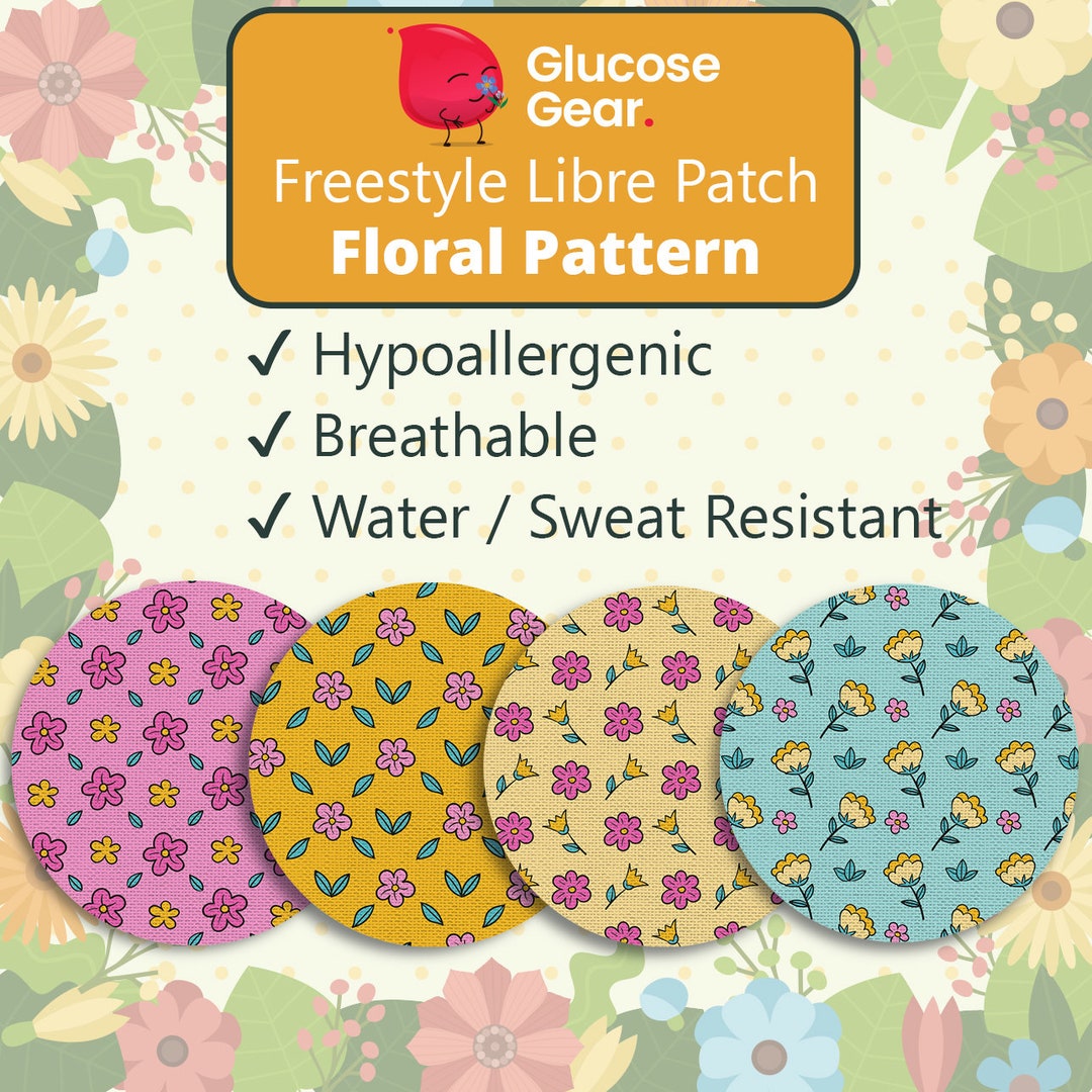 Floral Premium Libre Patch Libre Sensor Patch Libre Sensor Cover ...