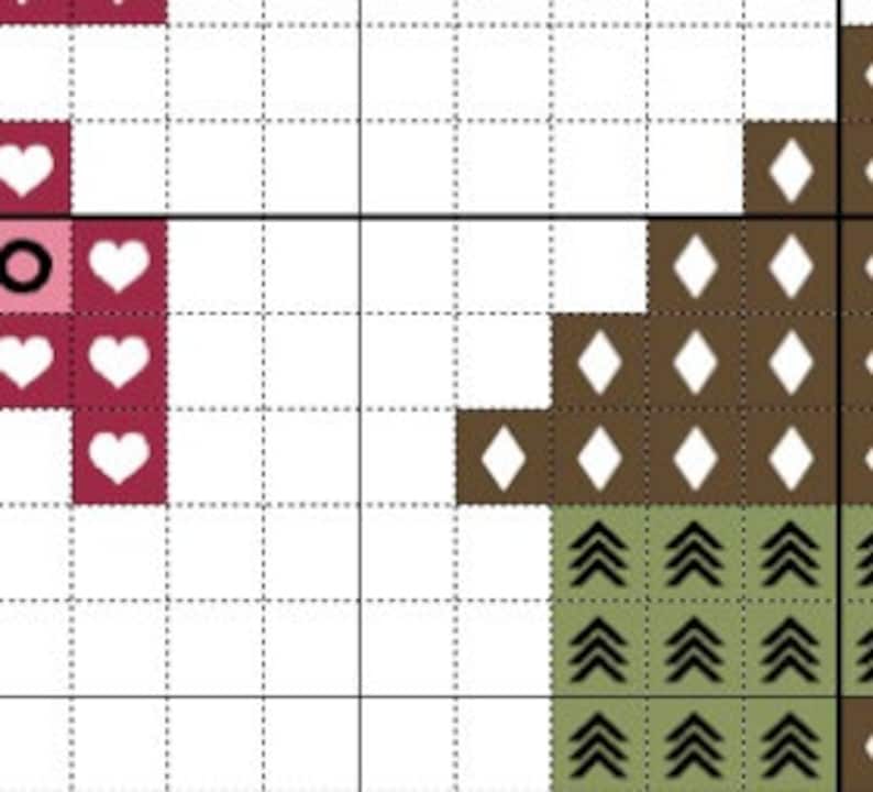Valentine Trio Cross Stitch Pattern Digital PDF Heartsong Stitchery - Etsy