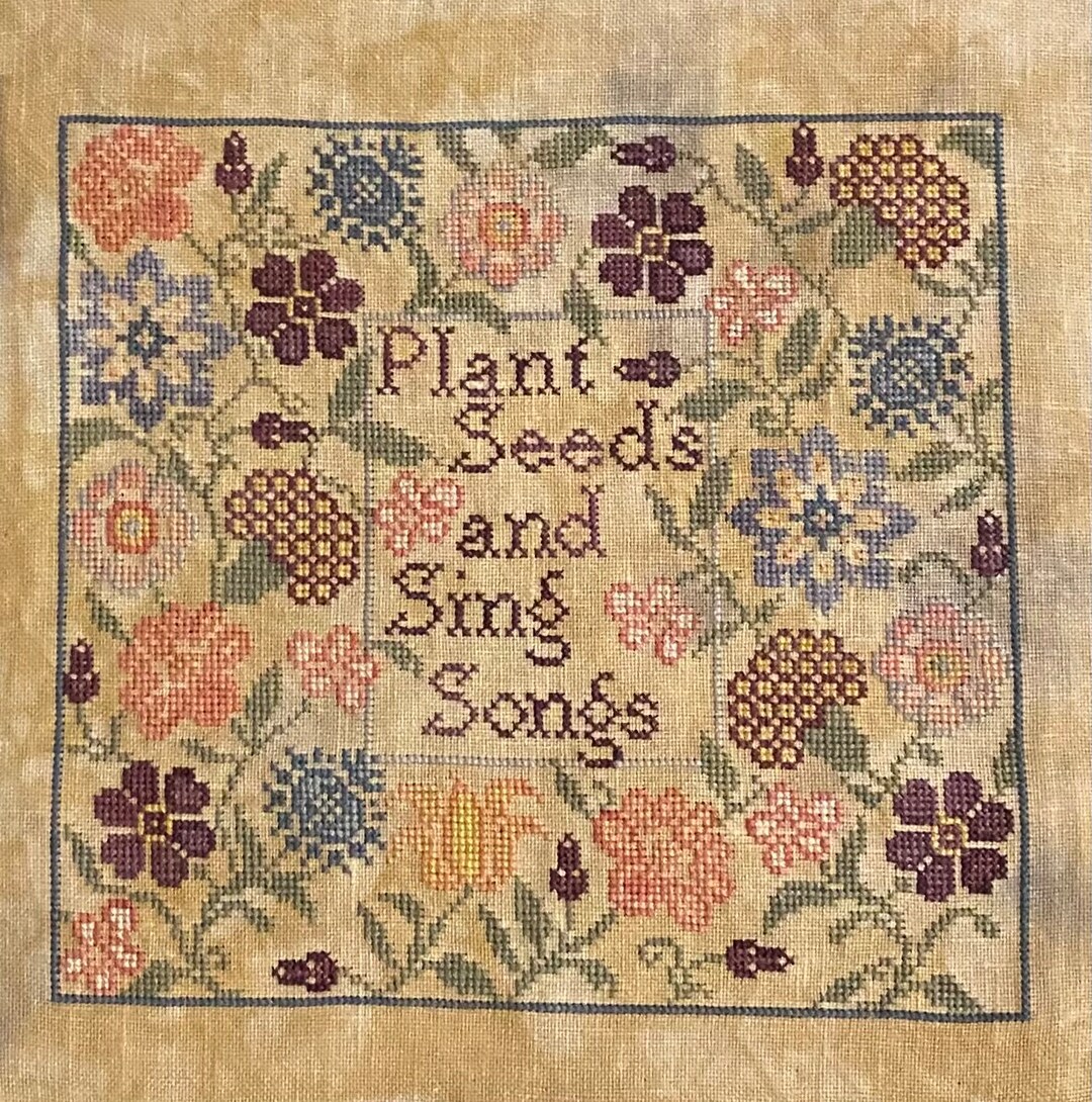 Plant Seeds PDF Cross Stitch Pattern Digital Heartsong Stitchery - Etsy
