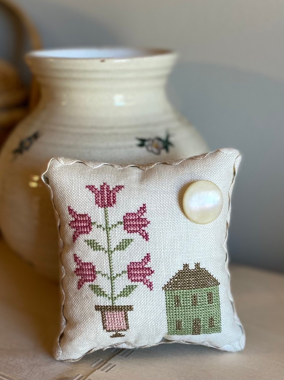 Valentine Trio Cross Stitch Pattern Digital PDF Heartsong Stitchery - Etsy