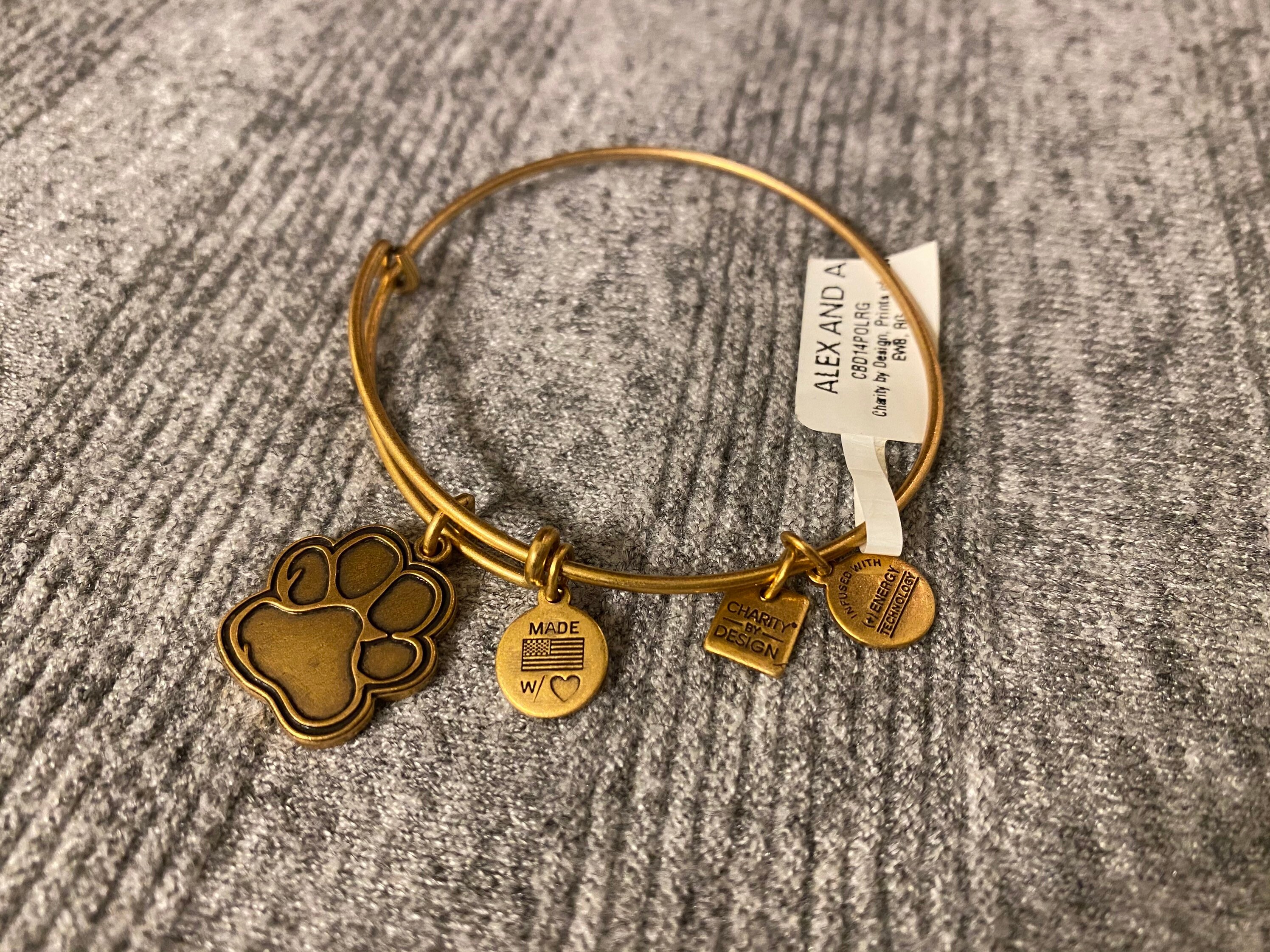 NWT Alex And Ani Dog Paw Bangle Bracelet Etsy nwt-alex-and-ani-dog-paw-bangle-bracelet-etsy