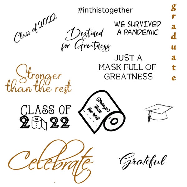 Graduation Quote Overlays Png - Etsy