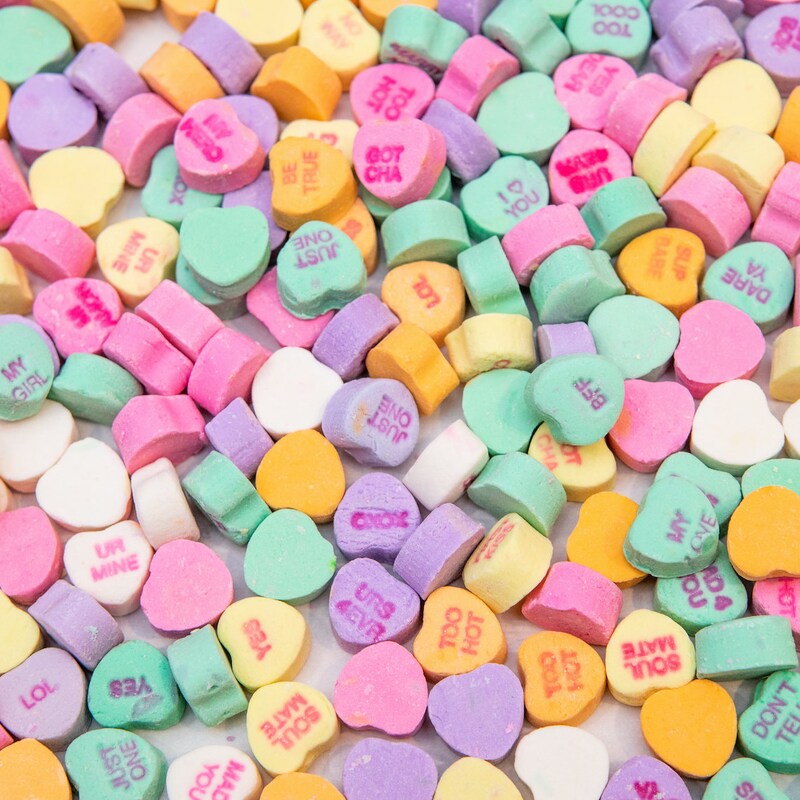 Candy Hearts - Etsy