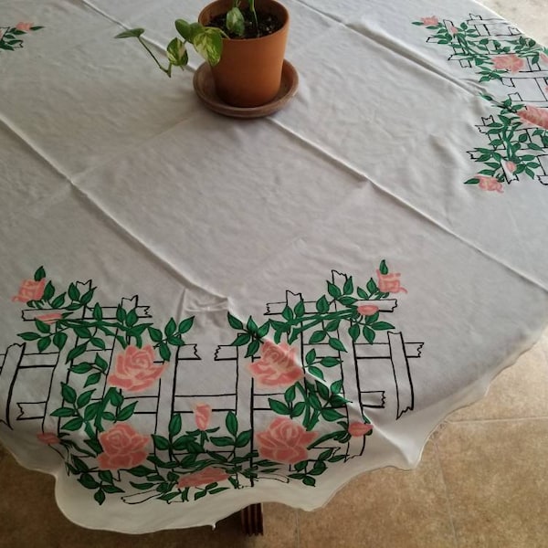 Vintage Tablecloths - Etsy