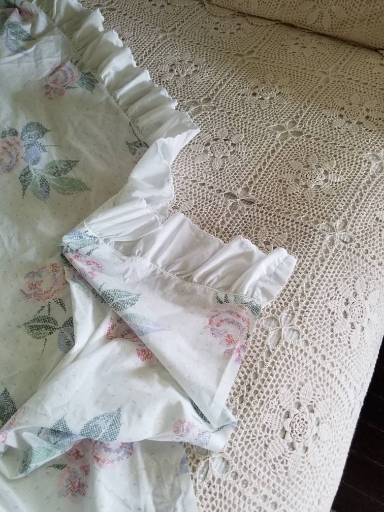 Vintage Sheets Halston Set of 4 Full Double Fitted Flat - Etsy