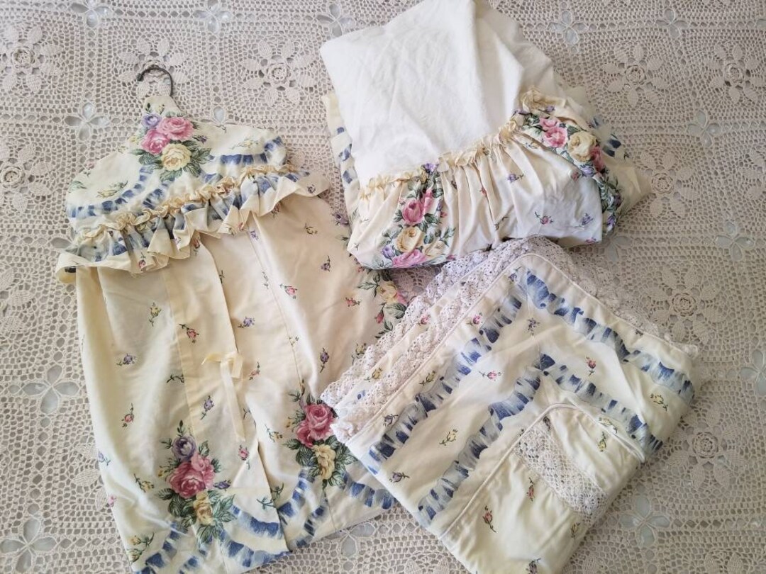 Sale Vintage Nursery Set Handmade Floral Baby Infant Newborn, Diaper ...