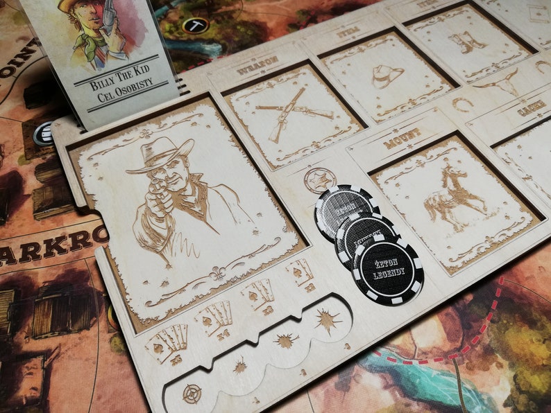 Player Boards for western Legends Board Game - Etsy UK