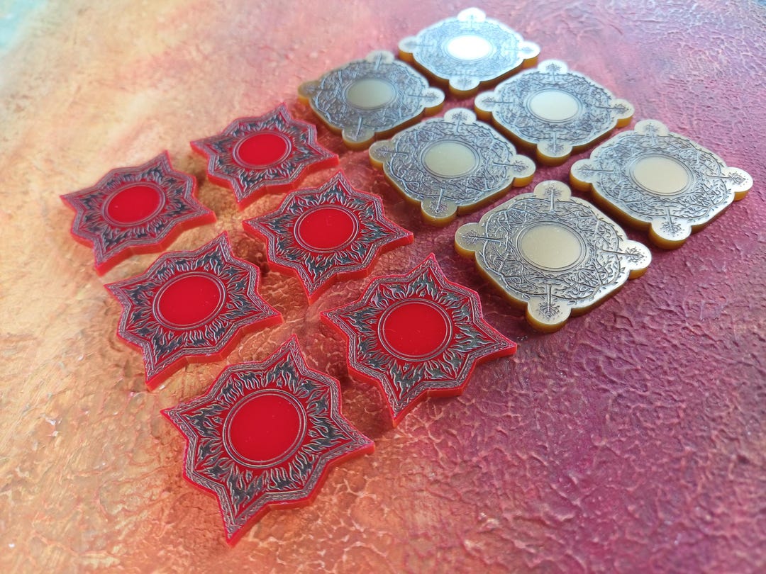 Haven&shadow Acrylic Tokens for the Fate of the Fellowship - Etsy UK