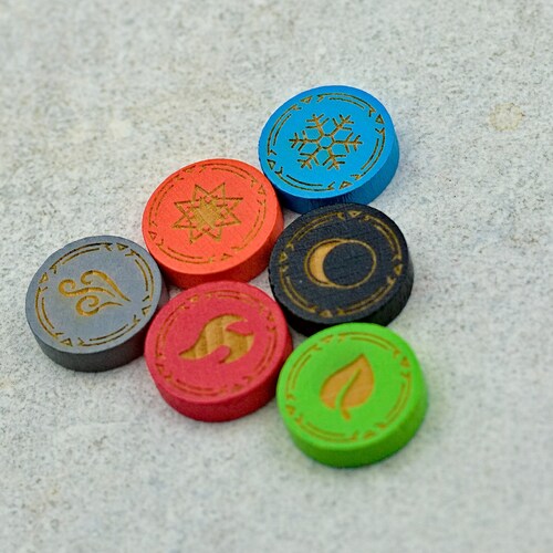 Gloomhavenfrosthaven/jaws of the Lion Elements Tokens - Etsy