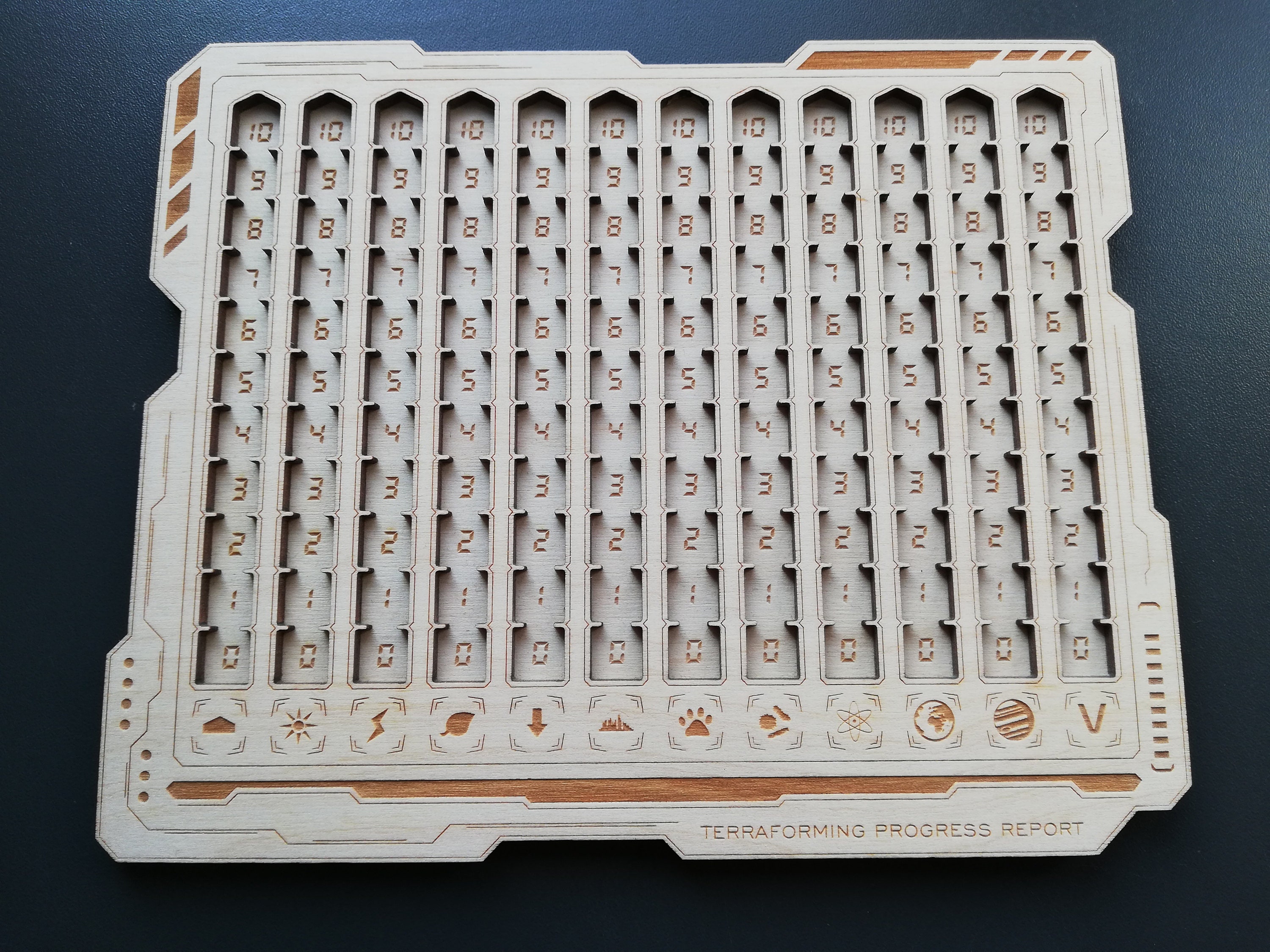 Terraforming Mars Resources Tray Dashboard Deluxe - Etsy