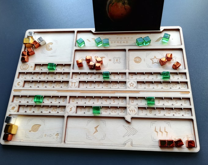 Terraforming Mars Player Tray Dashboard Deluxe Edition - Etsy Canada