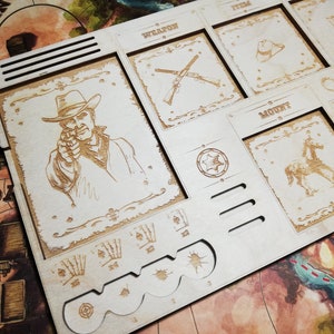 Player Boards for "western Legends" Board Game (dashboards, Trays) - Etsy