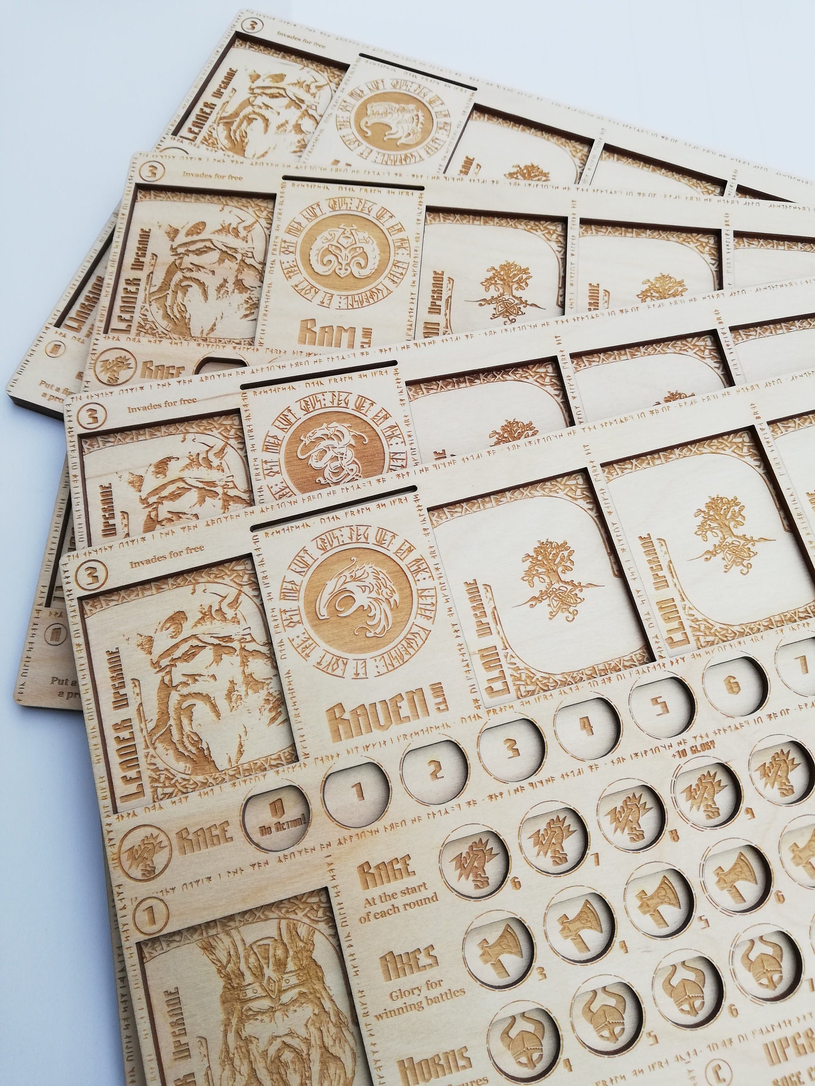 Blood Rage Player Tray Dashboard Deluxe Edition - Etsy