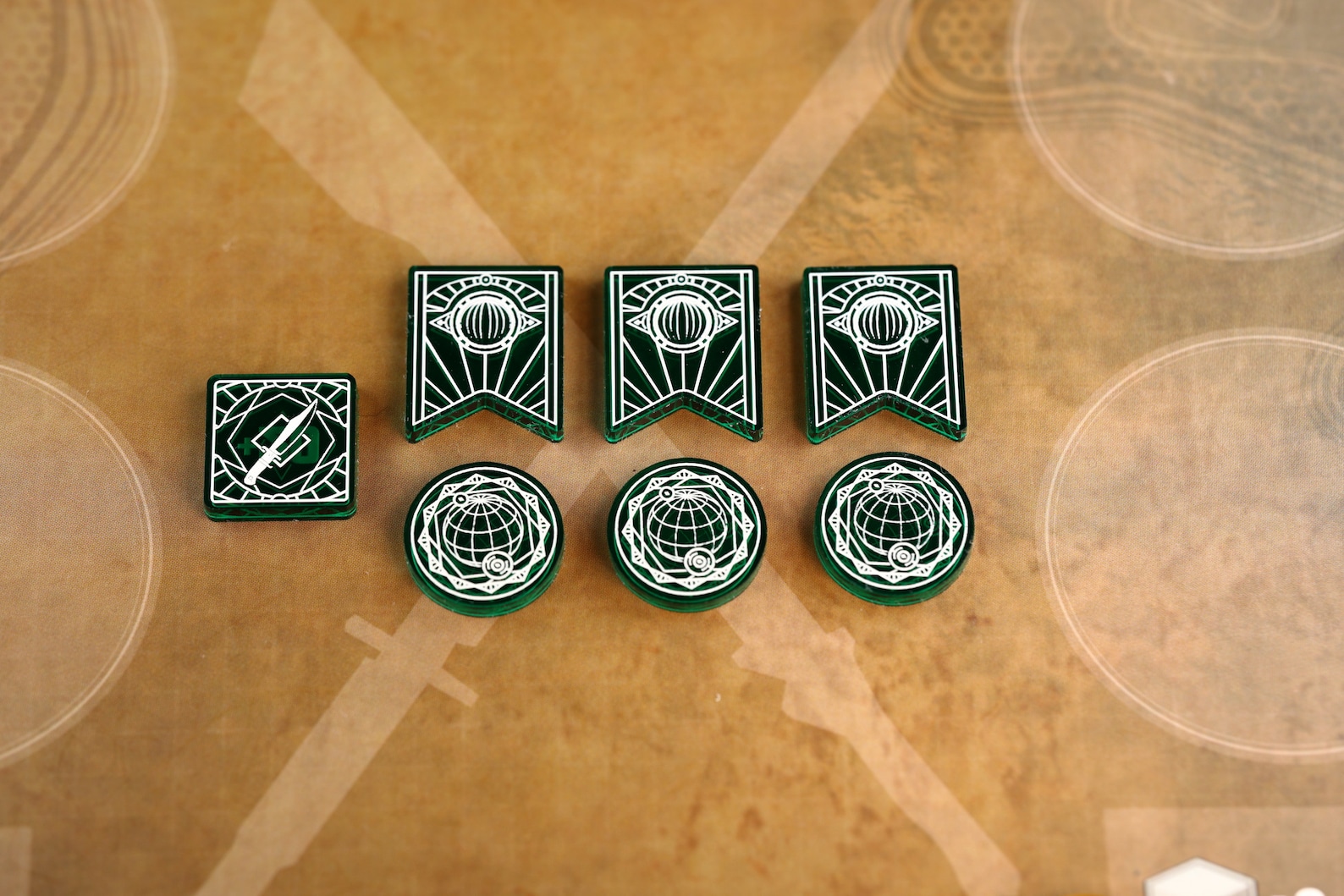 Acrylic Token Set Compatible With Dune Imperium - Etsy