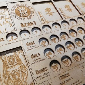 Blood Rage Player Tray Dashboard Deluxe Edition - Etsy